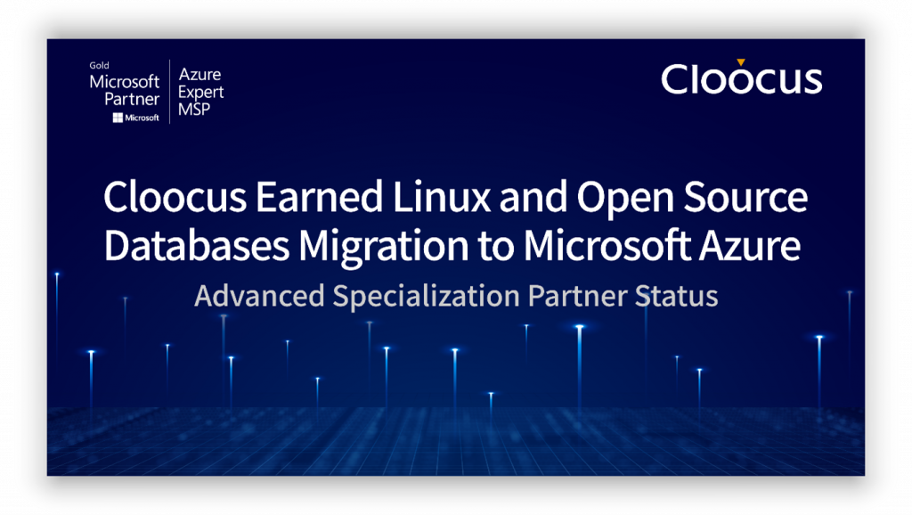[Press] Cloocus Earned the Linux and Open Source DB Migration to MS Azure - Cloocus