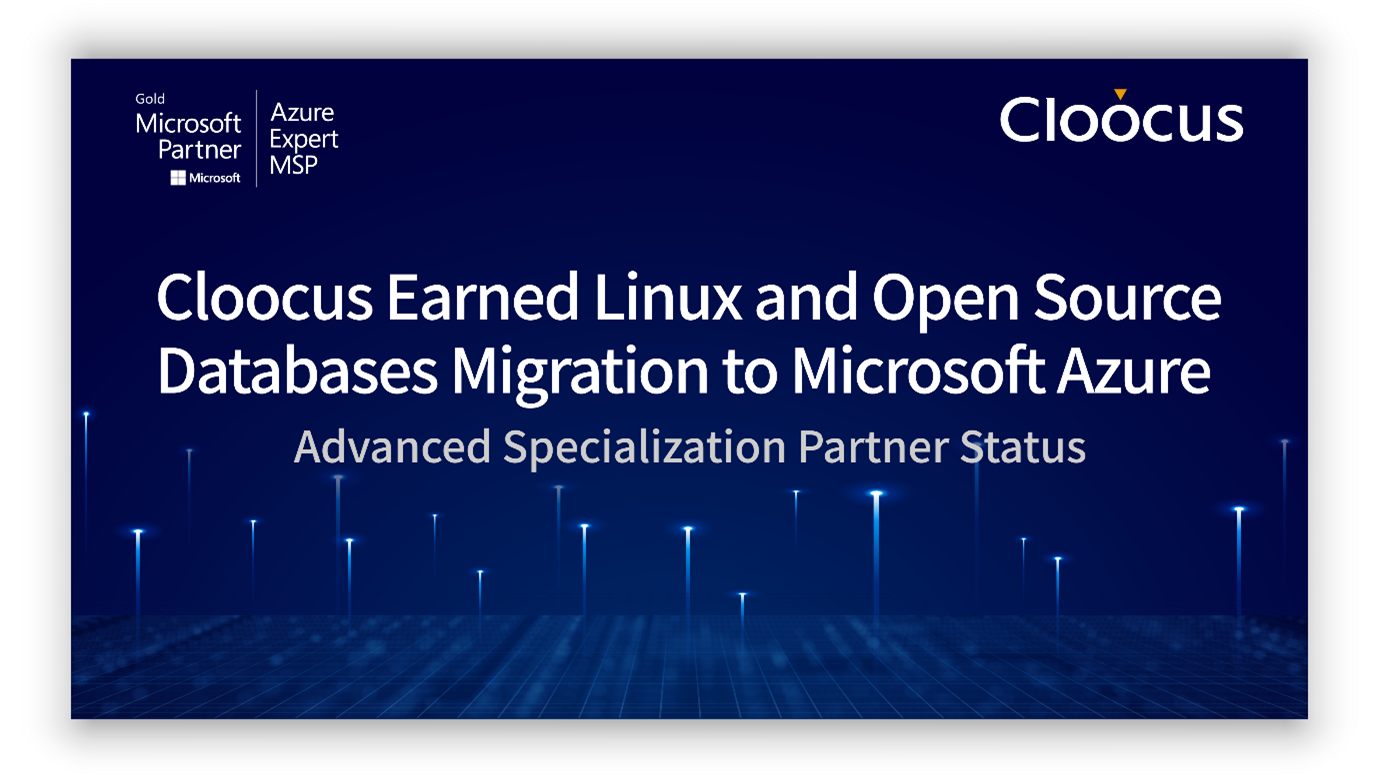 [Press] Cloocus Earned the Linux and Open Source DB Migration to MS Azure | Cloocus